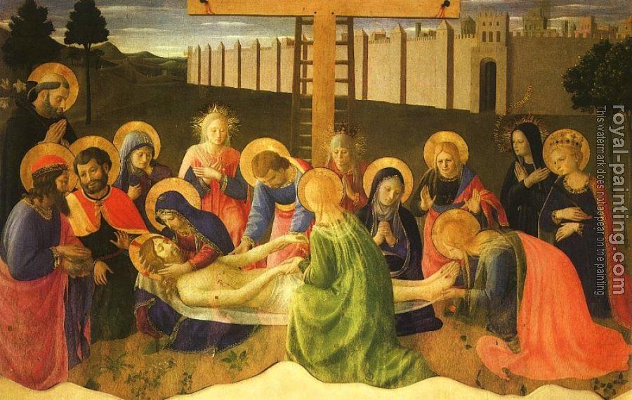 Lamentation over the Dead Christ by Fra Angelico | Oil Painting ...