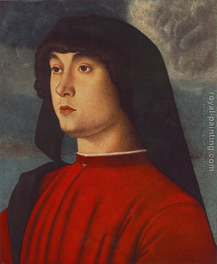 Portrait of a young man in red by Giovanni Bellini | Oil Painting ...