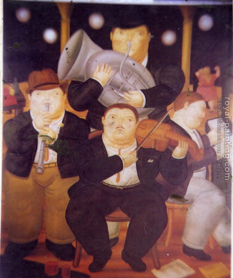Four Musicians by Fernando Botero | Oil Painting Reproduction