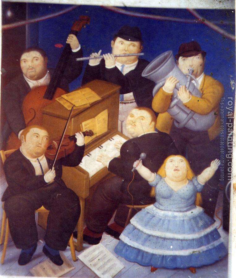 The Musicians by Fernando Botero | Oil Painting Reproduction
