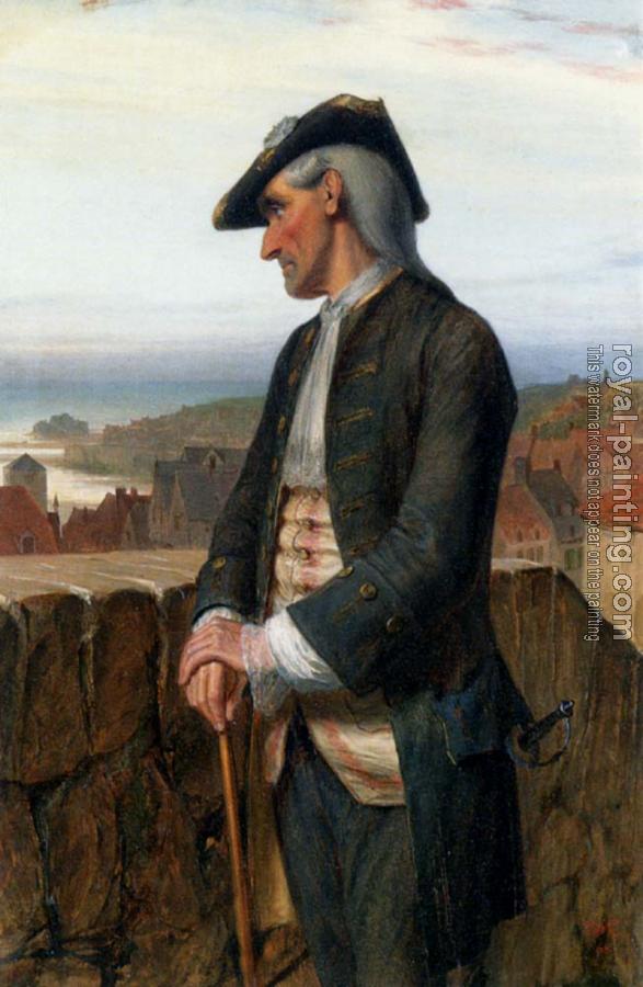 The Exiled Jacobite by Charles Sillem Lidderdale | Oil Painting ...