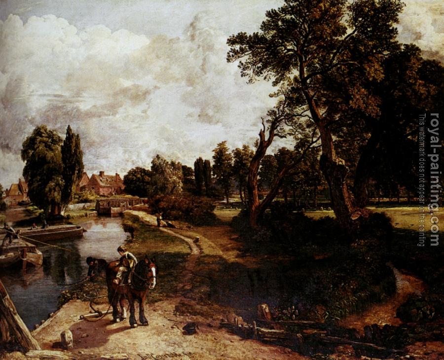 Flatford Mill III by John Constable | Oil Painting Reproduction