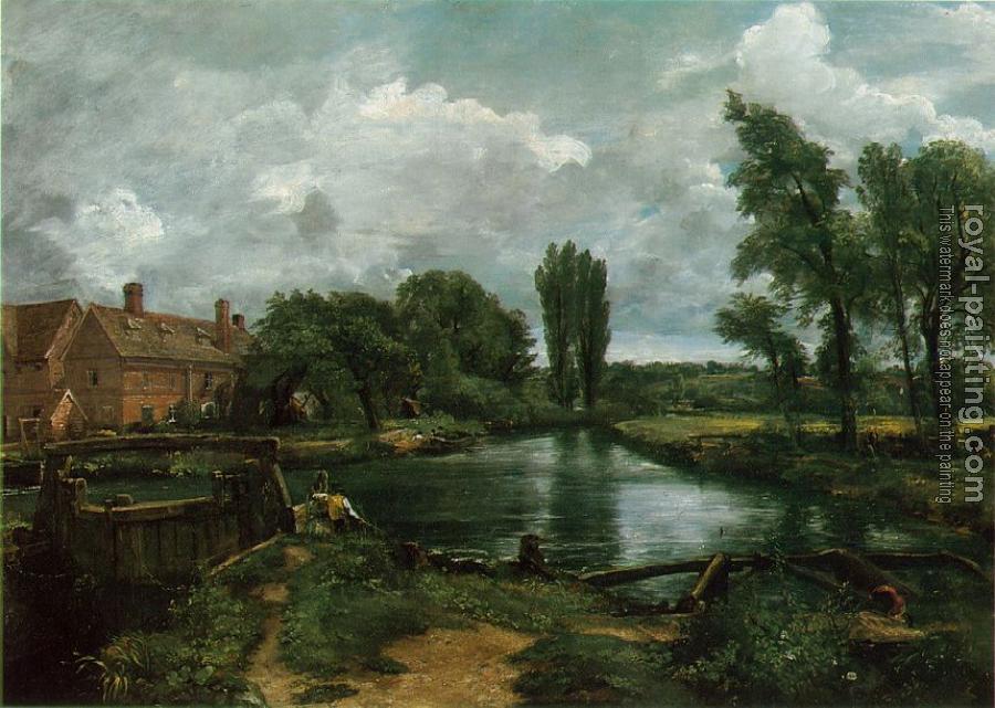 A Water Mill, II by John Constable | Oil Painting Reproduction
