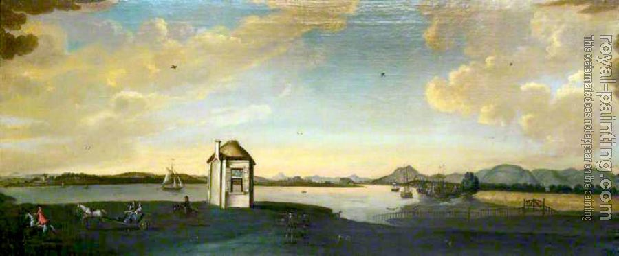 The forth at alloa by David Allan | Oil Painting Reproduction