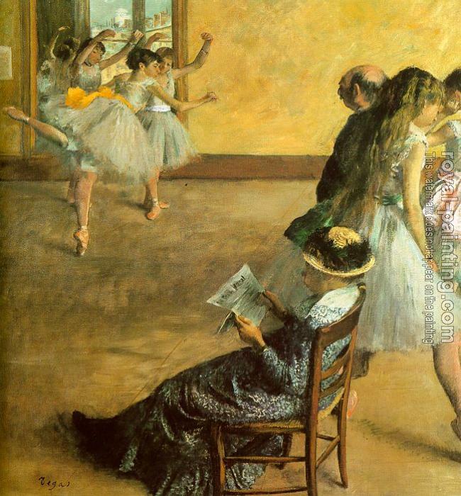 Ballet Class by Edgar Degas | Oil Painting Reproduction