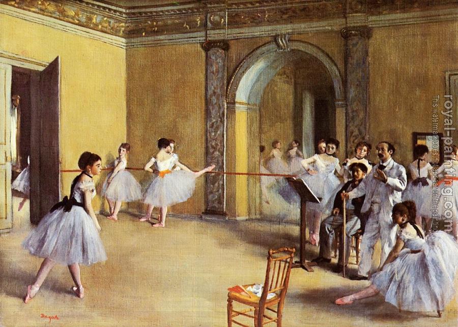Dance Class at the Opera by Edgar Degas | Oil Painting Reproduction