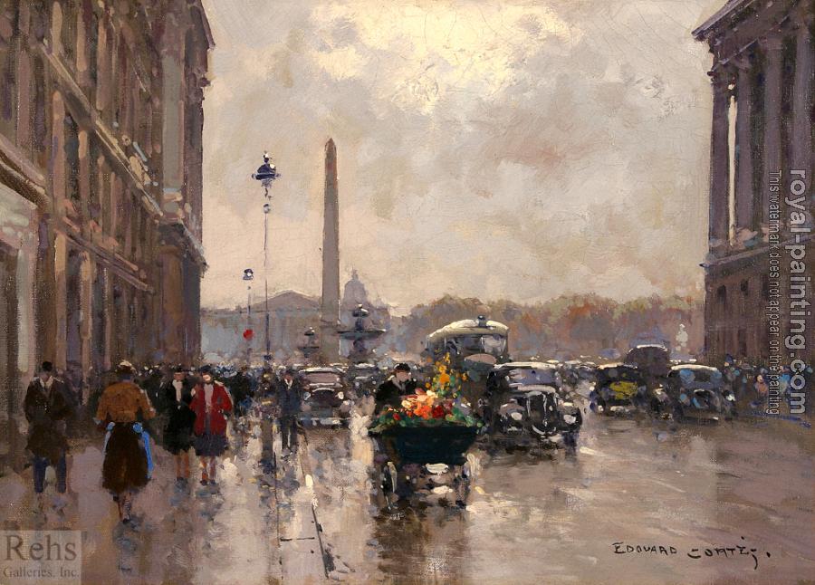 Place de la Concorde II by Edouard Cortes | Oil Painting Reproduction