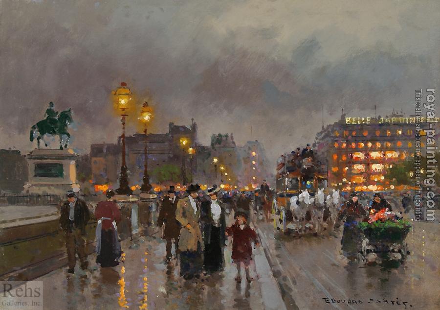 Pont Neuf by Edouard Cortes | Oil Painting Reproduction
