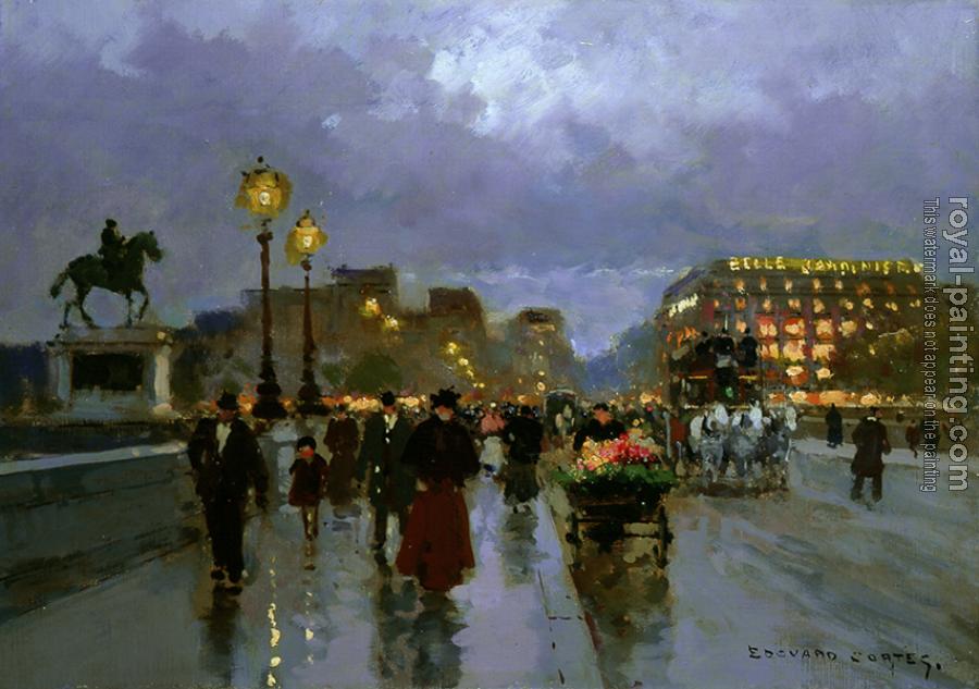 Pont-Neuf II by Edouard Cortes | Oil Painting Reproduction
