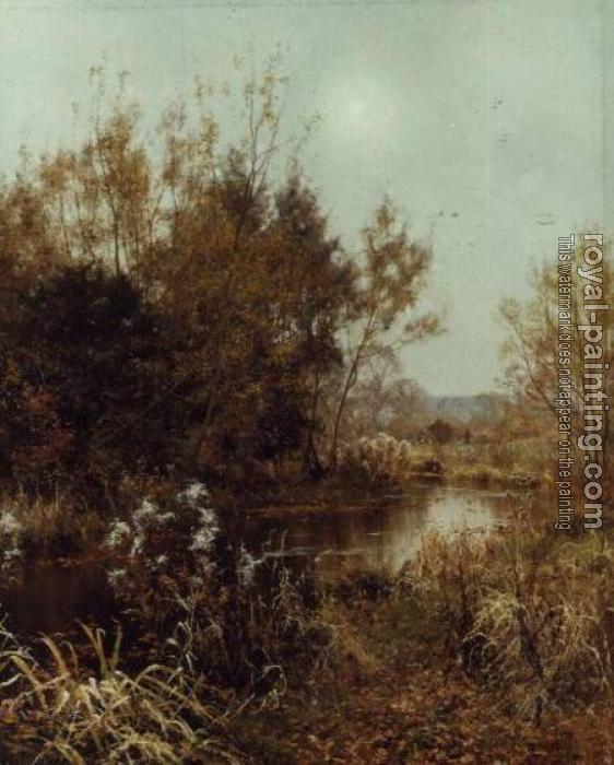 silver gold autumn by Edward Wilkins Waite | Oil Painting Reproduction