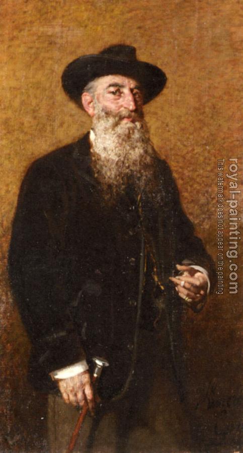 A Portrait Of A Distinguished Italian Gentleman by Egisto Lancerotto ...