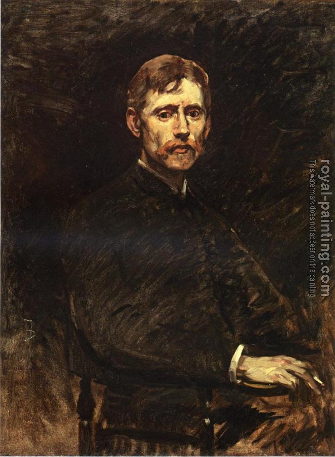 Portrait of Emil Carlson by Frank Duveneck | Oil Painting Reproduction