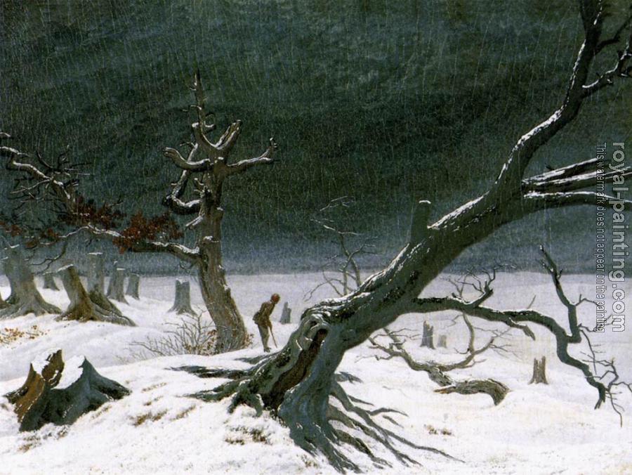 Winter Landscape by Caspar David Friedrich | Oil Painting Reproduction