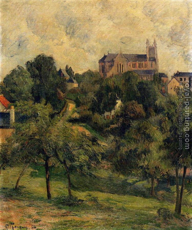 Notre-Dame-des-Agnes, Rouen by Paul Gauguin | Oil Painting Reproduction
