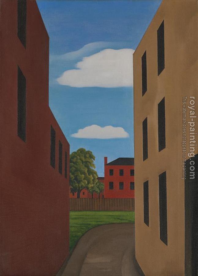 Driveway newark by George Ault | Oil Painting Reproduction