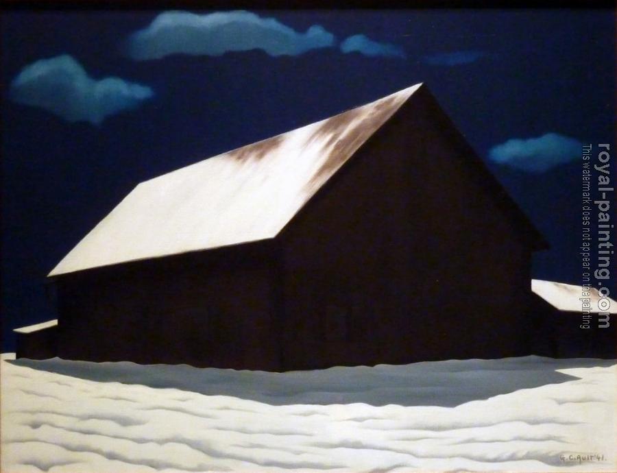 January full moon by George Ault | Oil Painting Reproduction