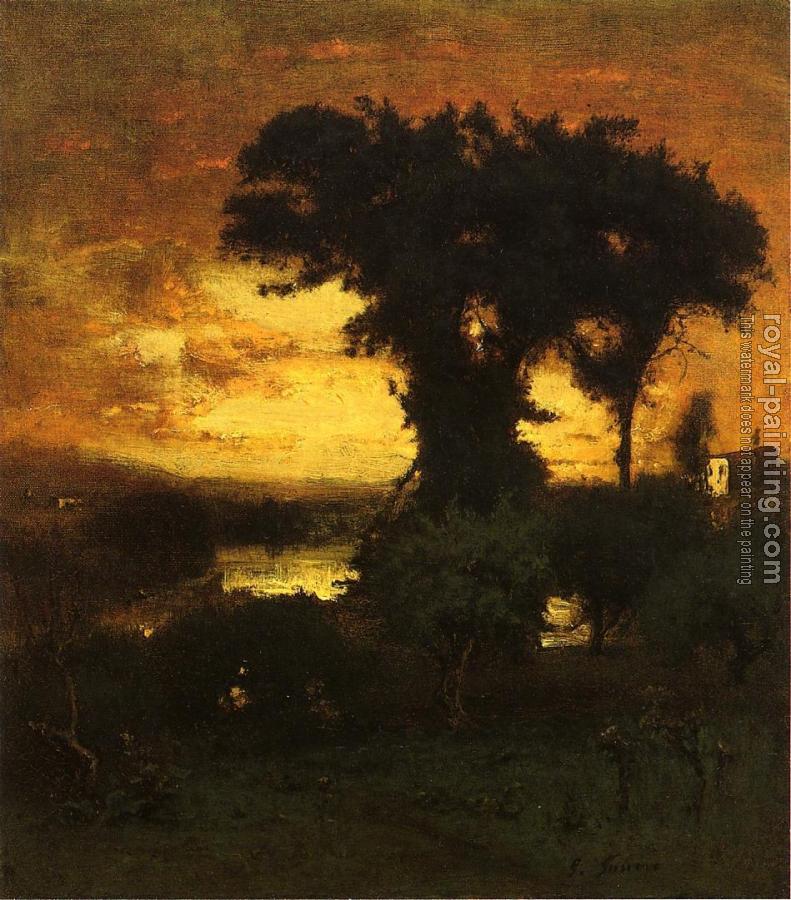 Afterglow by George Inness | Oil Painting Reproduction