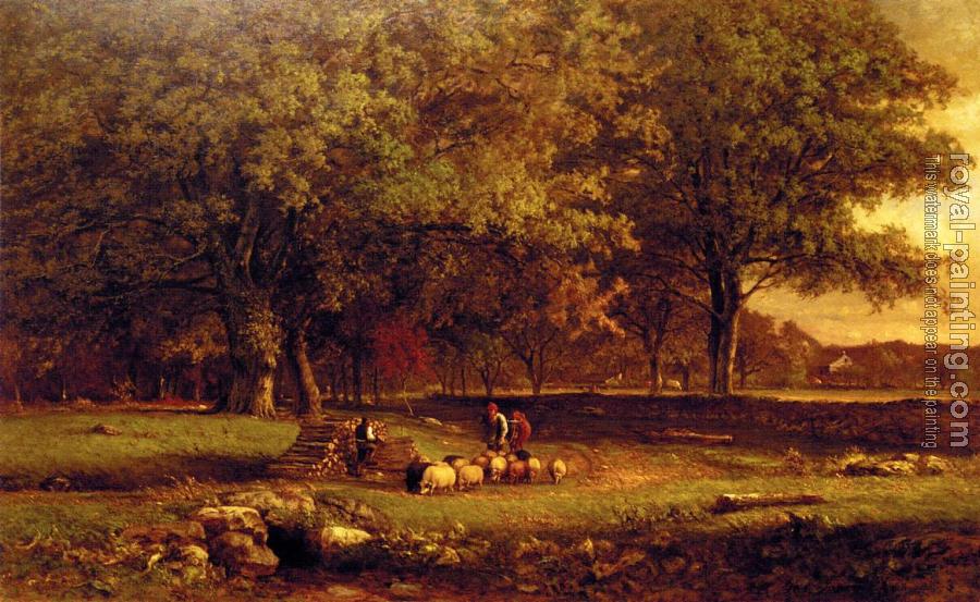 Evening by George Inness | Oil Painting Reproduction