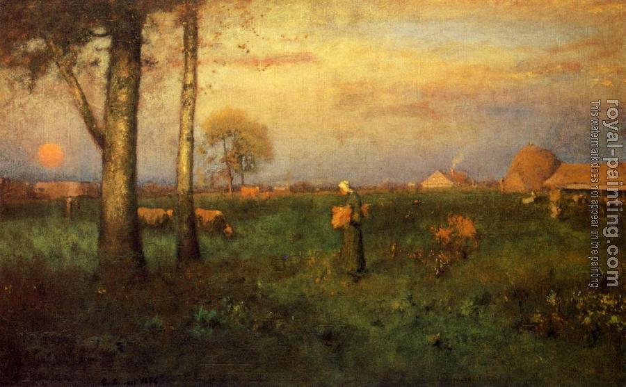 Sundown by George Inness | Oil Painting Reproduction