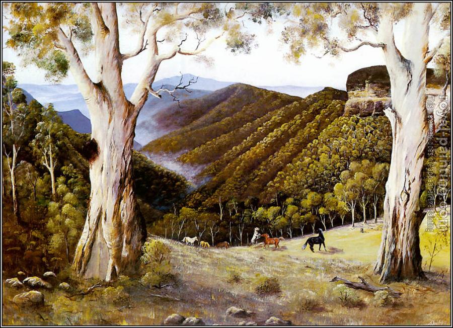 Australian Bush XII by George Phillips | Oil Painting Reproduction