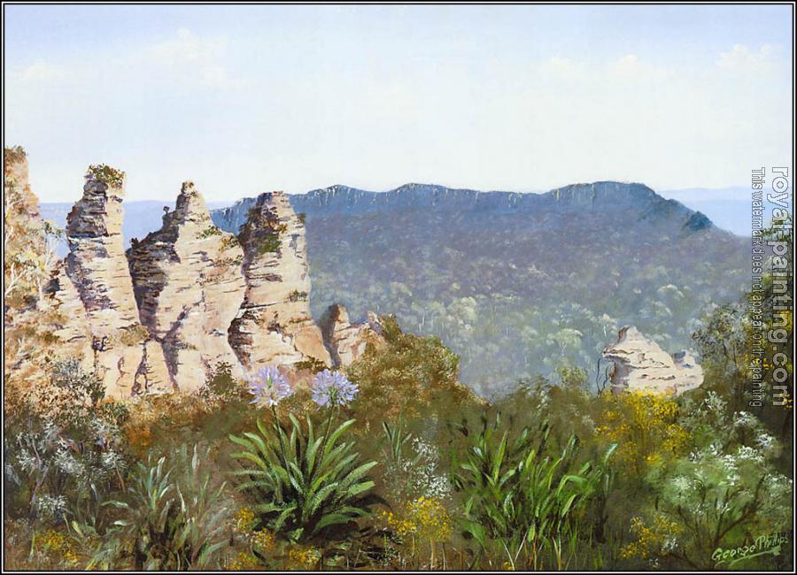 Landscapes Of Australia V by George Phillips | Oil Painting Reproduction