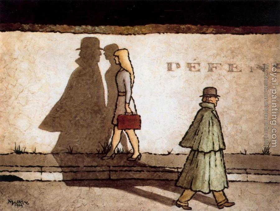 Canvas painting XII by Georges Malkine | Oil Painting Reproduction