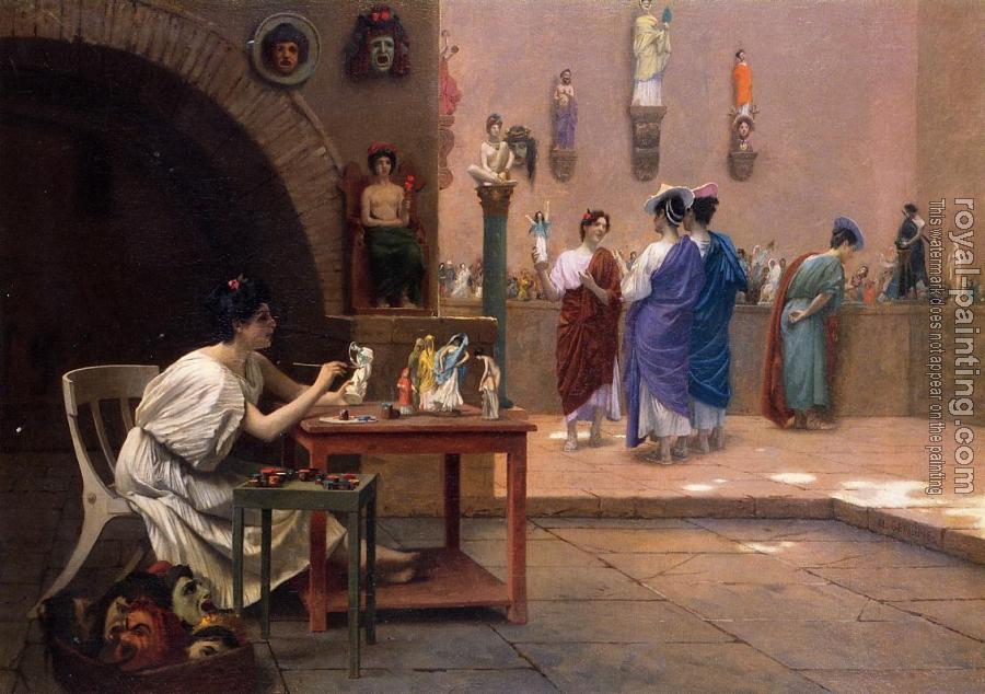 Painting Breathes Life into Sculpture by Jean-Leon Gerome | Oil ...