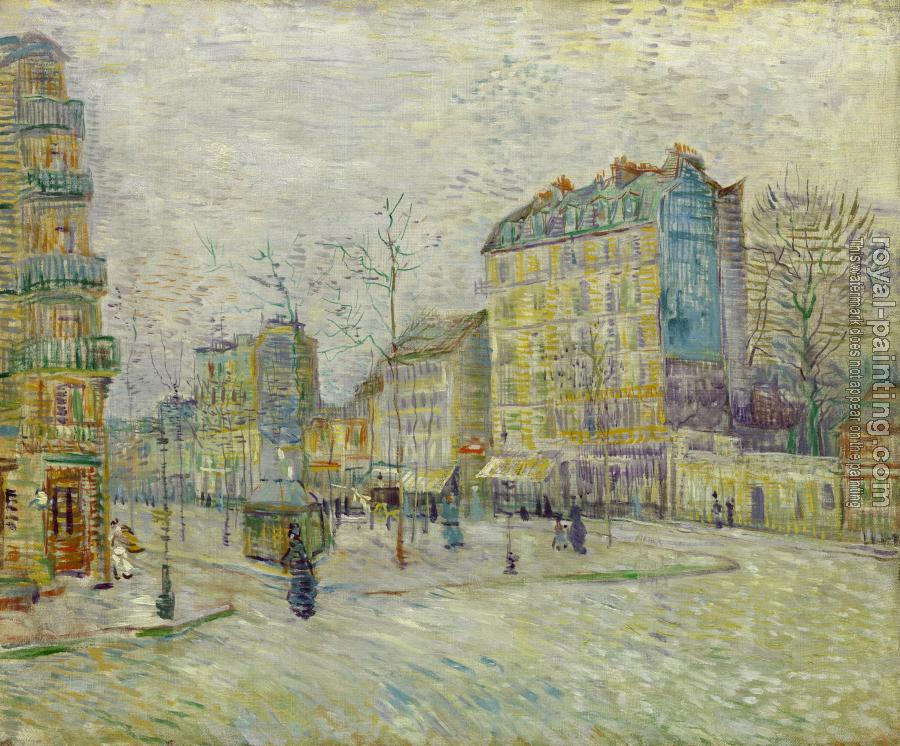 Street scene (Boulevard de clichy) by Vincent Van Gogh | Oil Painting ...