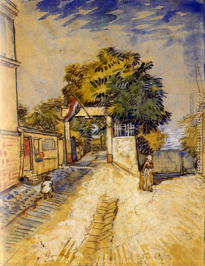 Path to the Entrance of a Belvedere by Vincent Van Gogh | Oil Painting ...