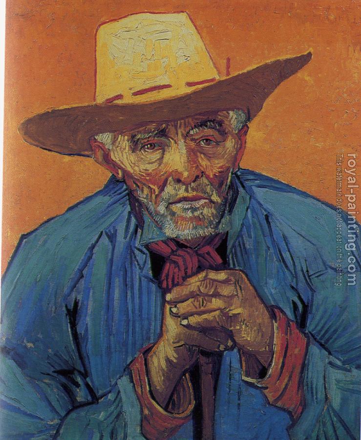 The Old Peasant Patience Escalier with Walking Stick by Vincent Van ...