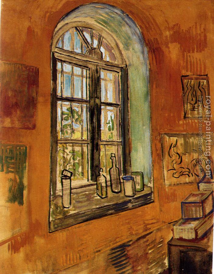 Window of Vincents Studio at the Asylum by Vincent Van Gogh | Oil ...
