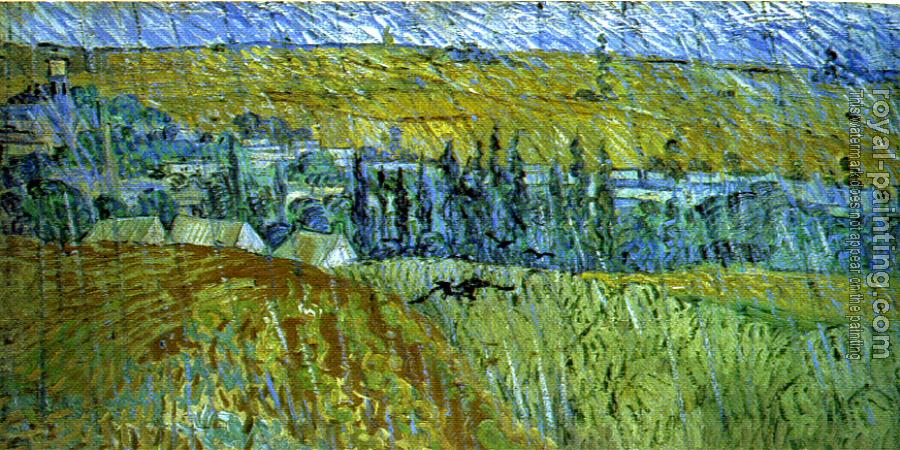 Landscape in the Rain by Vincent Van Gogh | Oil Painting Reproduction