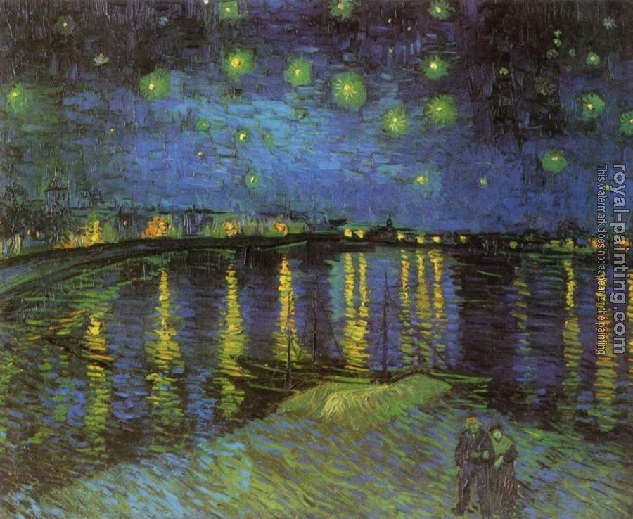 Starry Night over the Rhone II by Vincent Van Gogh | Oil Painting ...
