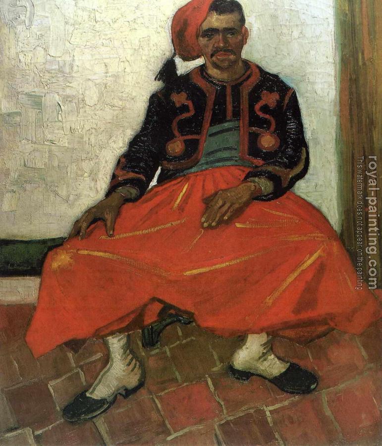 The Seated Zouave by Vincent Van Gogh | Oil Painting Reproduction