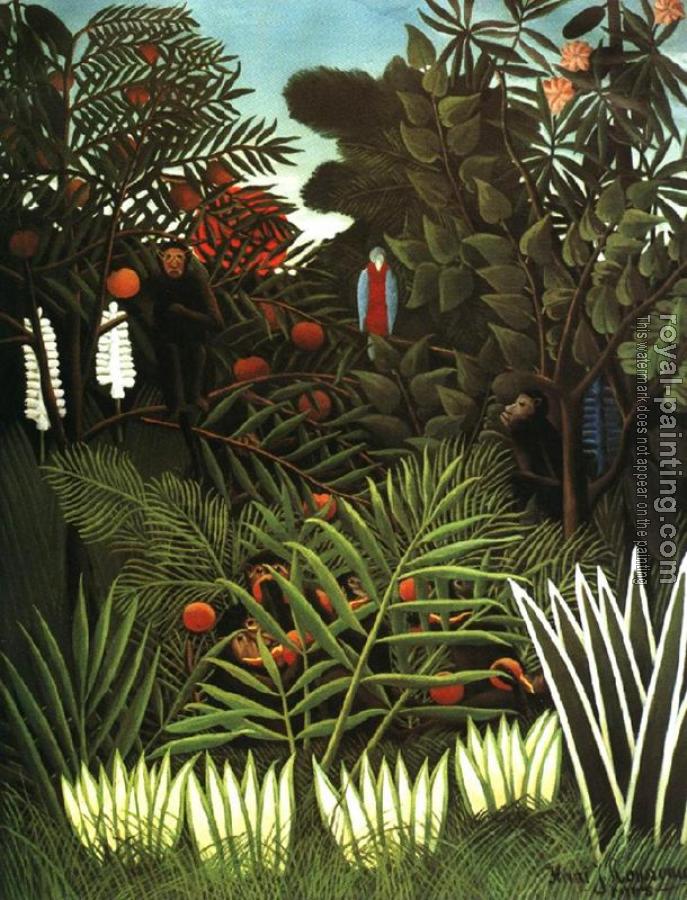 Exotic Landscape II by Henri Rousseau | Oil Painting Reproduction