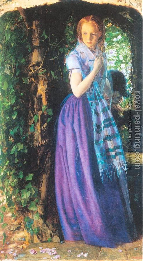 April Love by Arthur Hughes | Oil Painting Reproduction