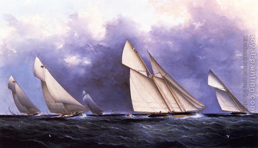 The Yacht Race by James E Buttersworth | Oil Painting Reproduction