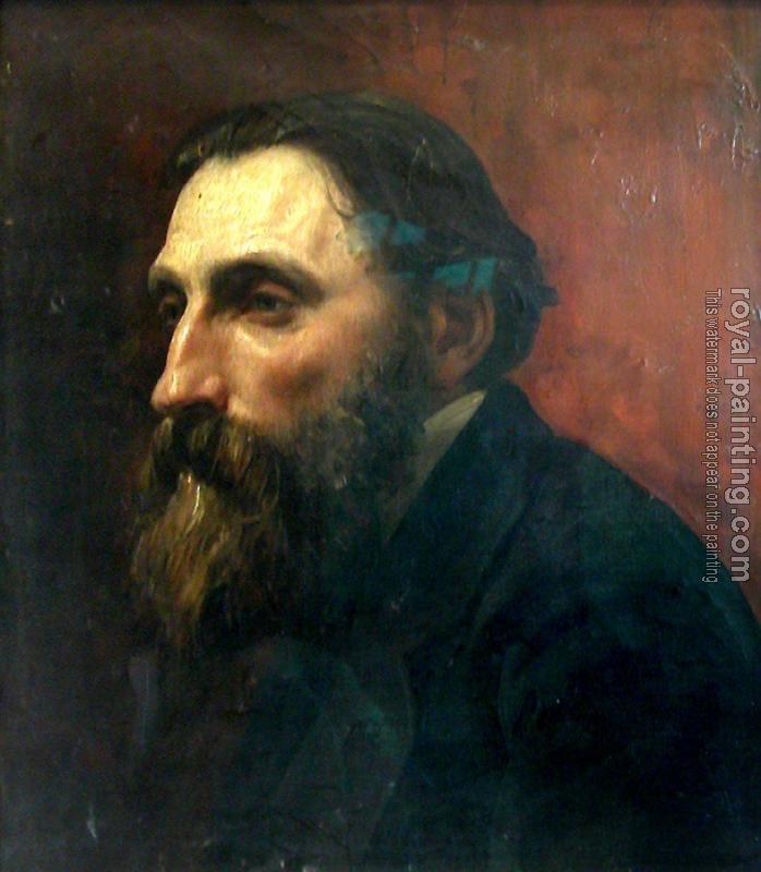 Laurens Jean Paul Portrait de Rodin by Jean-Paul Laurens | Oil Painting ...
