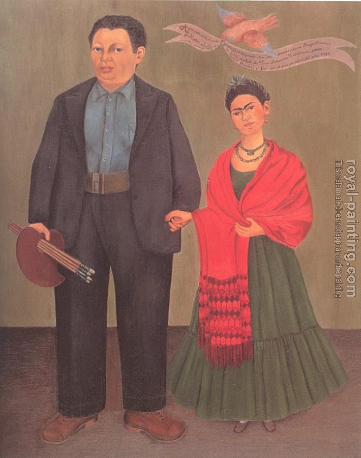 Frieda and Diego Rivera by Frida Kahlo | Oil Painting Reproduction