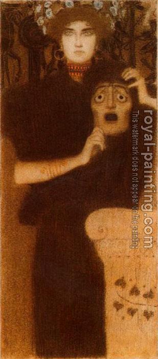 Tragedy by Gustav Klimt | Oil Painting Reproduction