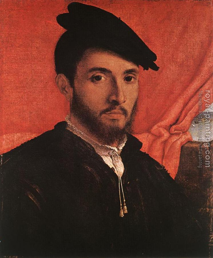 Portrait of a Young Man by Lorenzo Lotto | Oil Painting Reproduction