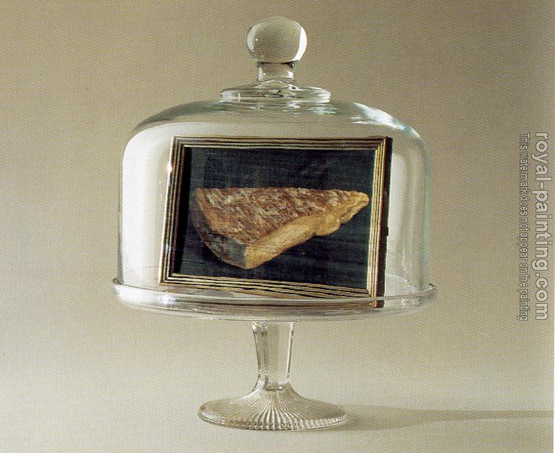 this is a piece of cheese by Rene Magritte | Oil Painting Reproduction