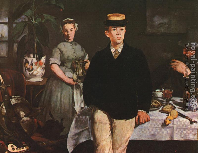 The Luncheon in the Studio by Edouard Manet | Oil Painting Reproduction