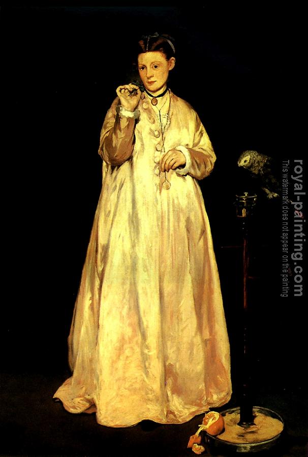 Young Lady in 1866 by Edouard Manet | Oil Painting Reproduction