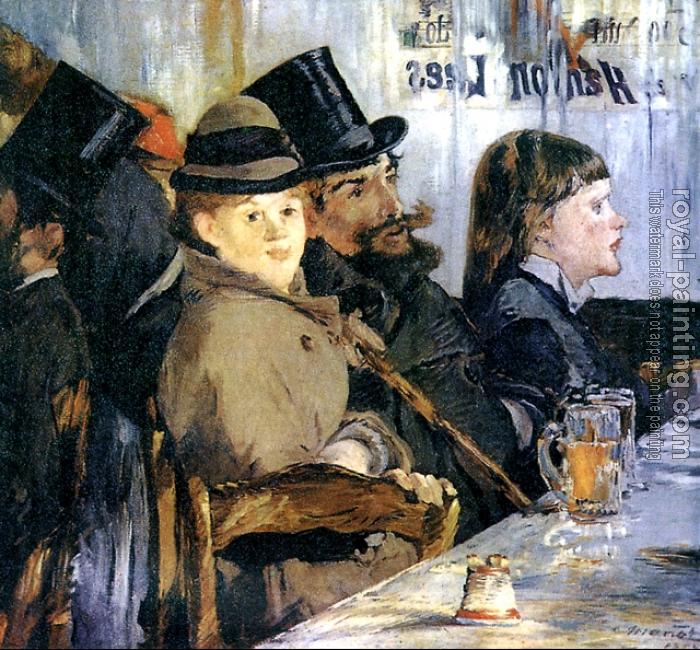 In the Cafe by Edouard Manet | Oil Painting Reproduction