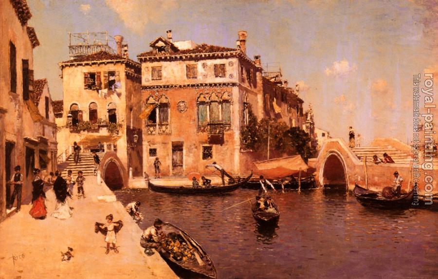 A Venetian Afternoon by Martin Rico Y Ortega | Oil Painting Reproduction
