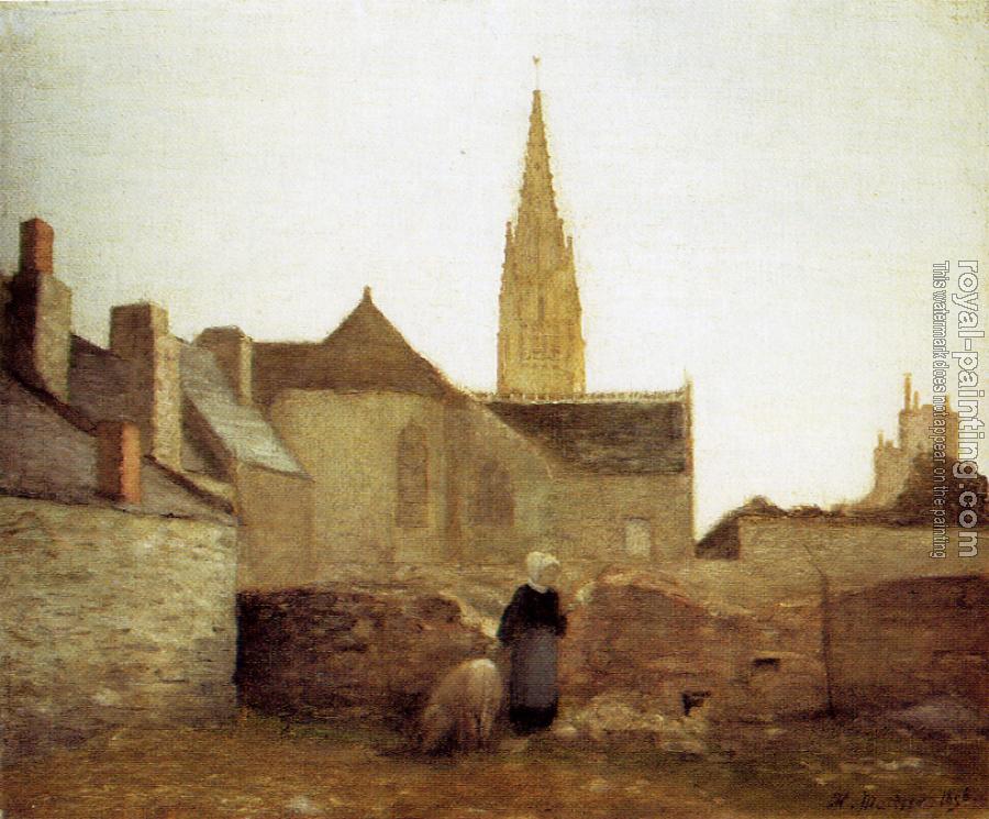 village in brittany by Henri Emile Benoit Matisse | Oil Painting ...