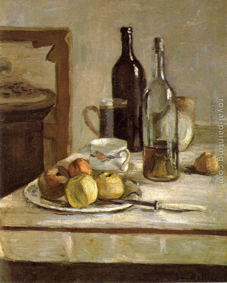 still life with two bottles by Henri Emile Benoit Matisse | Oil ...