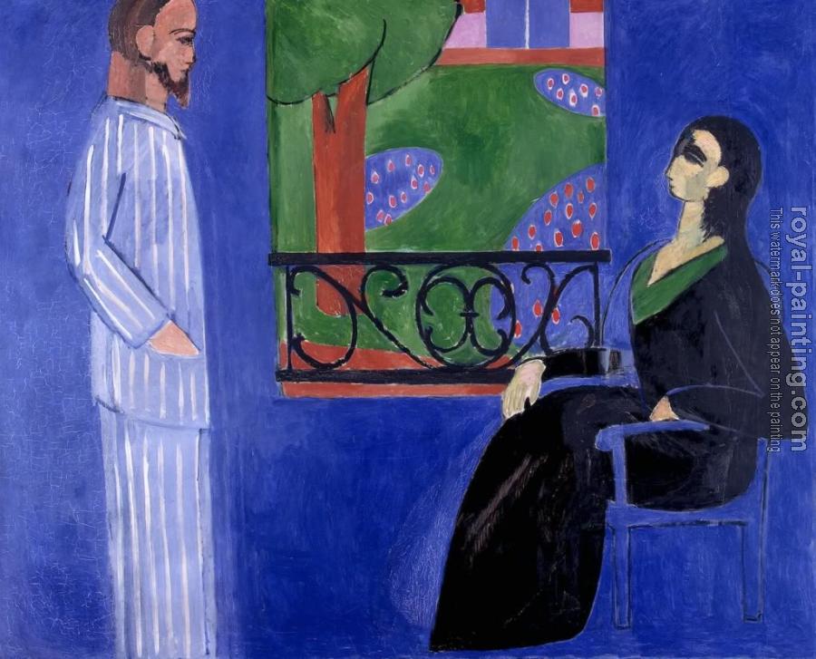 conversation by Henri Emile Benoit Matisse | Oil Painting Reproduction