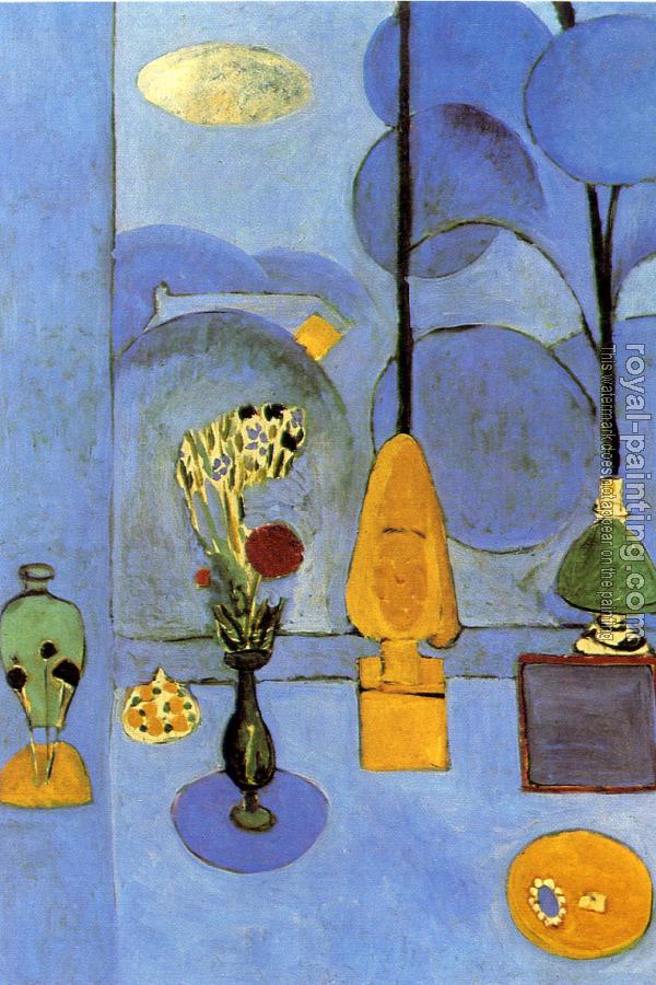 the blue window by Henri Emile Benoit Matisse | Oil Painting Reproduction